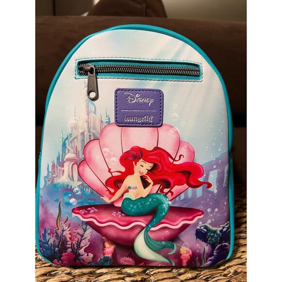 Loungefly | Bags | Loungefly Disney The Little Mermaid Ariel Shell Mini ...